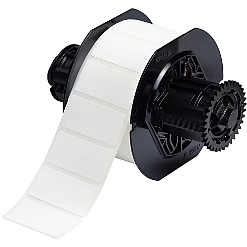 Self-Laminating Vinyl Wrap Around Labels, All White, for B33 Printers ...