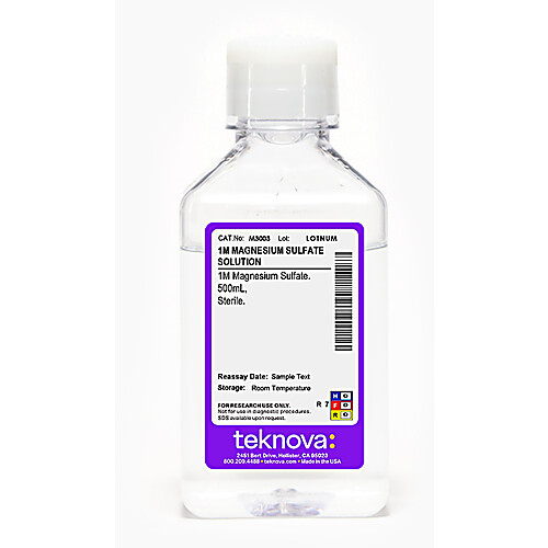 1M Magnesium Sulfate Solution, Sterile