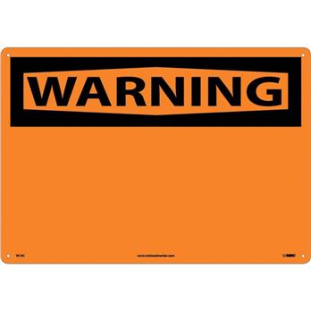 Warning, (Header Only) Signs
