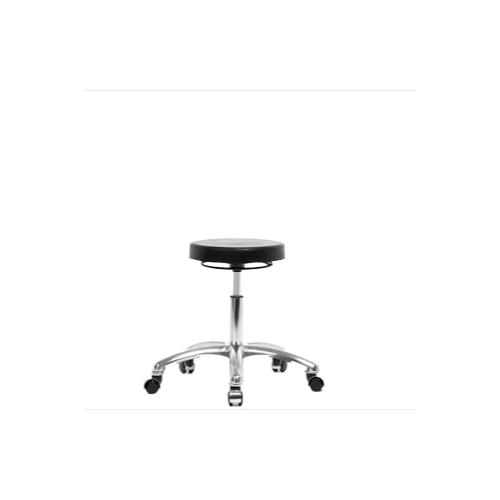 Polyurethane Desk Height Stools with Chrome Bases