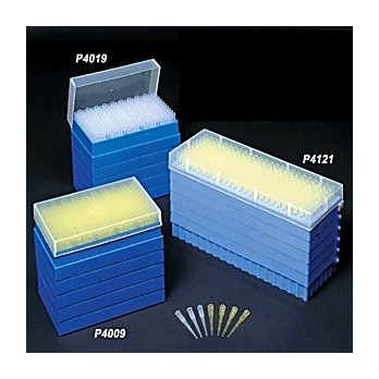 Stack Rack 200™ Pipet Tips, Yellow tips, 20 x 10 rack configuration ...