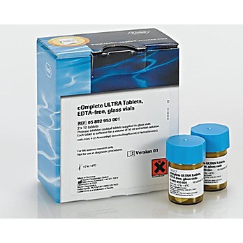 Roche cOmplete™ ULTRA Tablets, EDTA-free, glass vials Protease ...