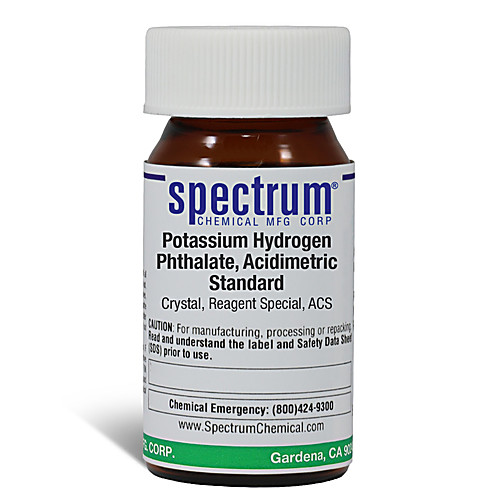 Potassium Hydrogen Phthalate, Acidimetric Standard, Crystal, Reagent ...