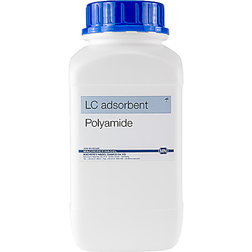 Polyamide adsorbents for column chromatography