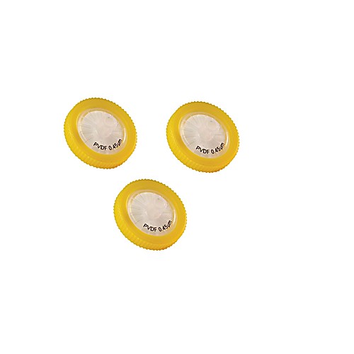 Yellow Nylon Syringe Filters, 0.45 µm