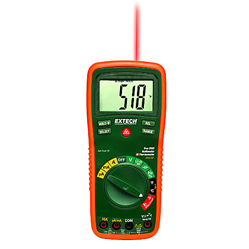12 Function True RMS Professional MultiMeter + InfraRed Thermometer