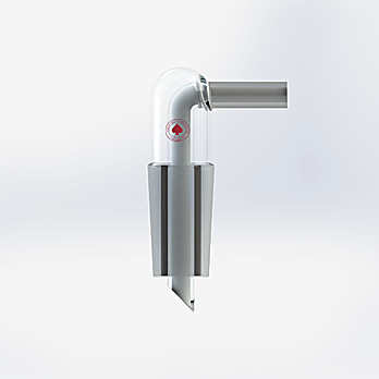 Adapter, Joint To Tube Compression, Right Angle, Drip Tip