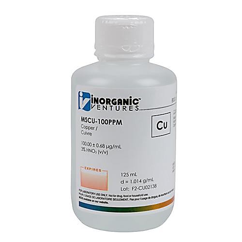 100 ppm Copper for ICP-MS